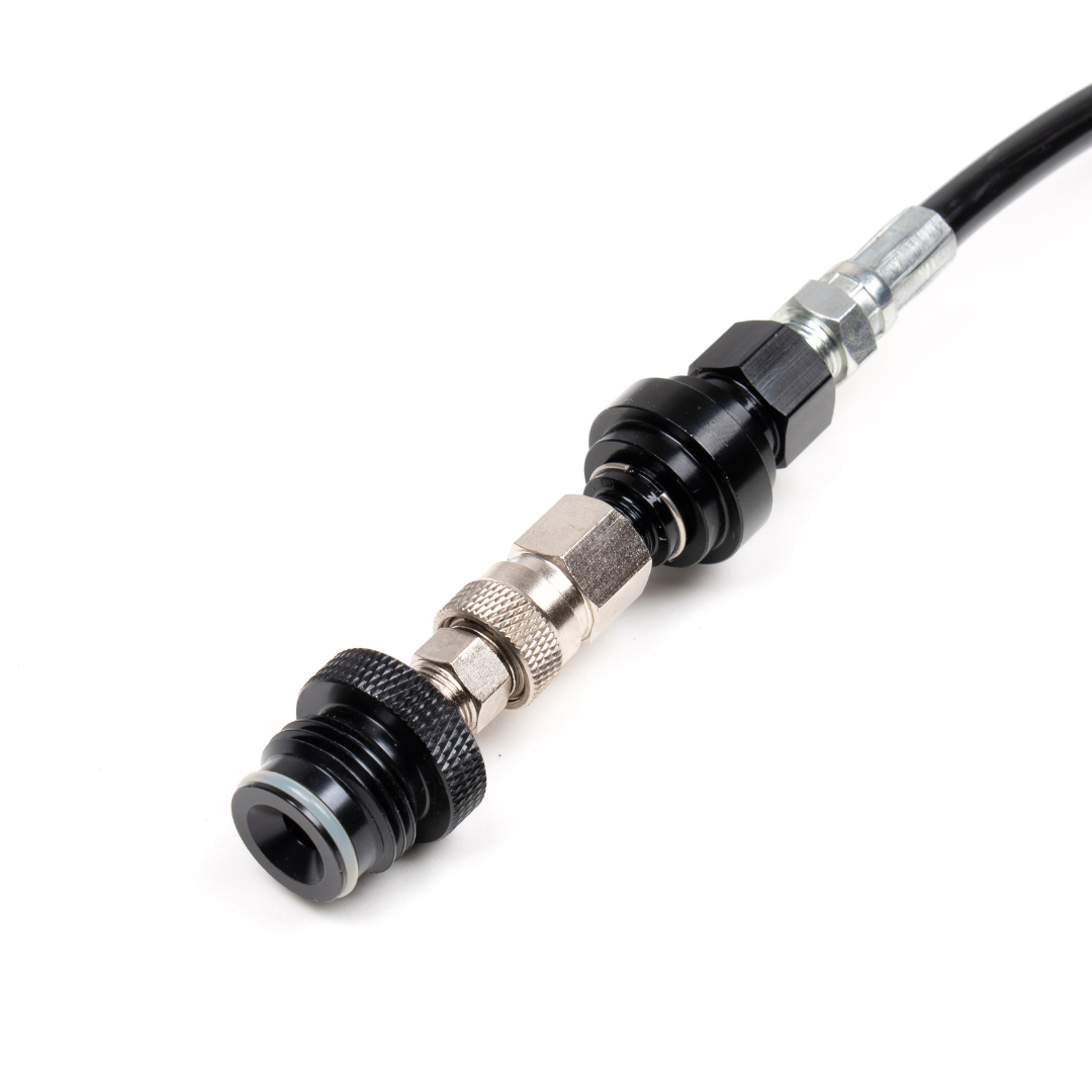 Coiled Remote Line with Slide Check and Quick Disconnect – GXG Sports